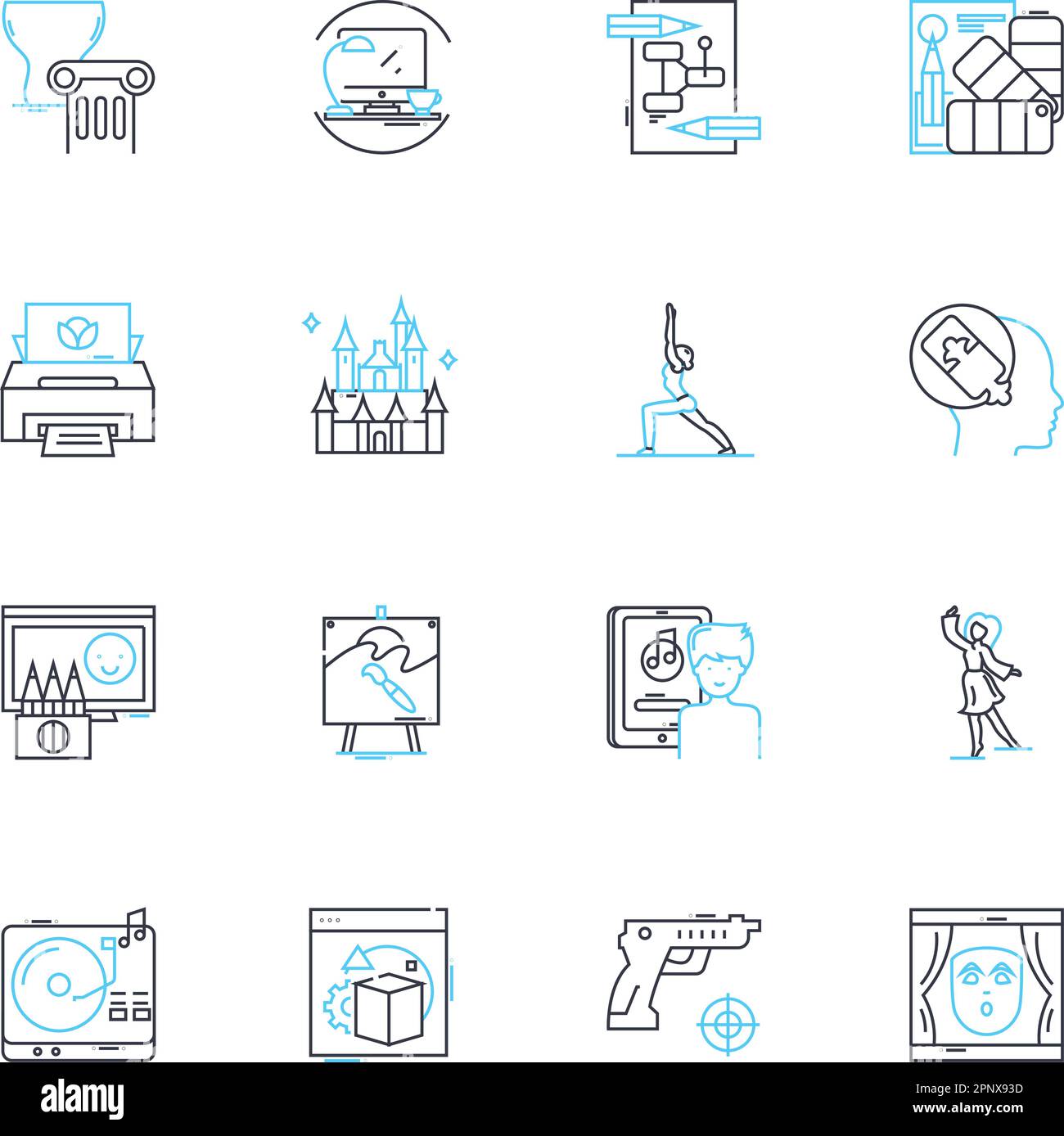 Interactive light installation Cut Out Stock Images & Pictures - Alamy