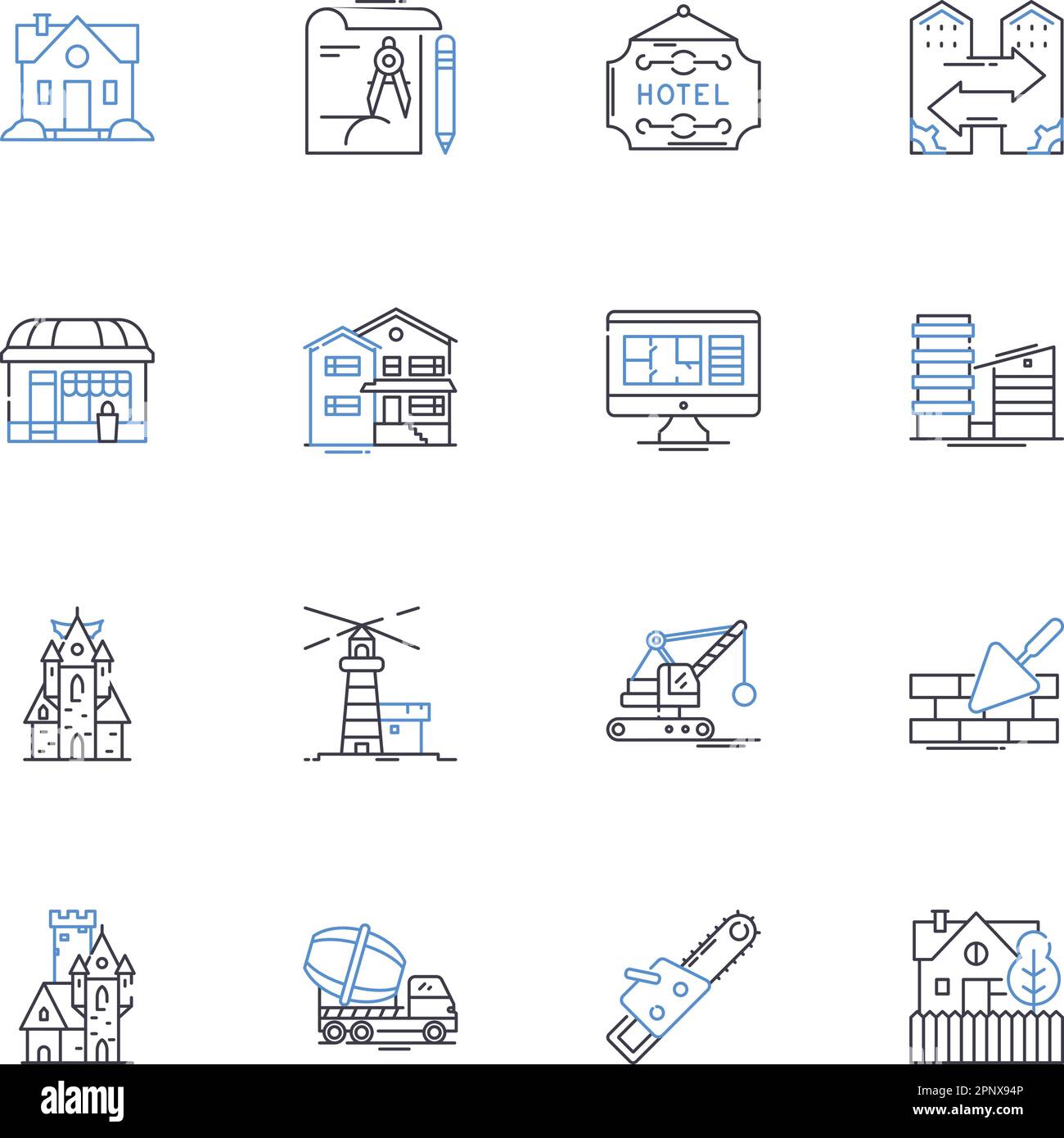 Property management analytics icon Cut Out Stock Images & Pictures - Alamy