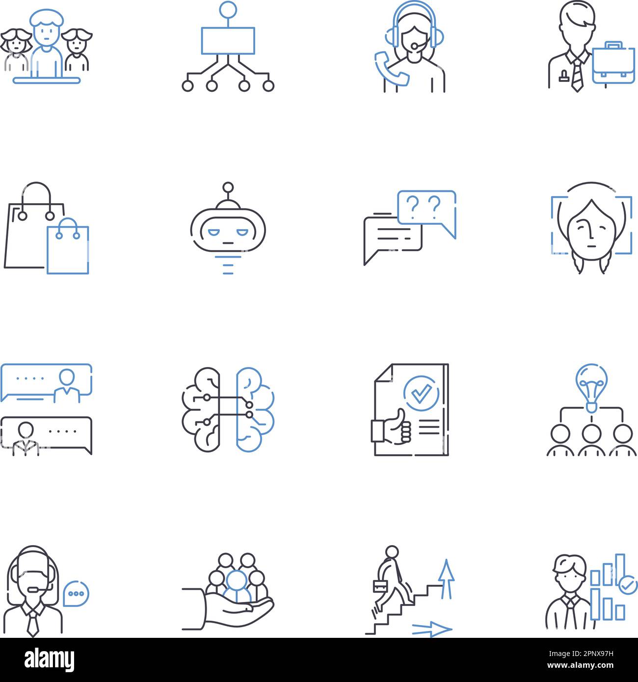 Talent strategy line icons collection. Recruitment, Retention, Skills ... Talent strategy line icons collection. Recruitment, Retention, Skills ...