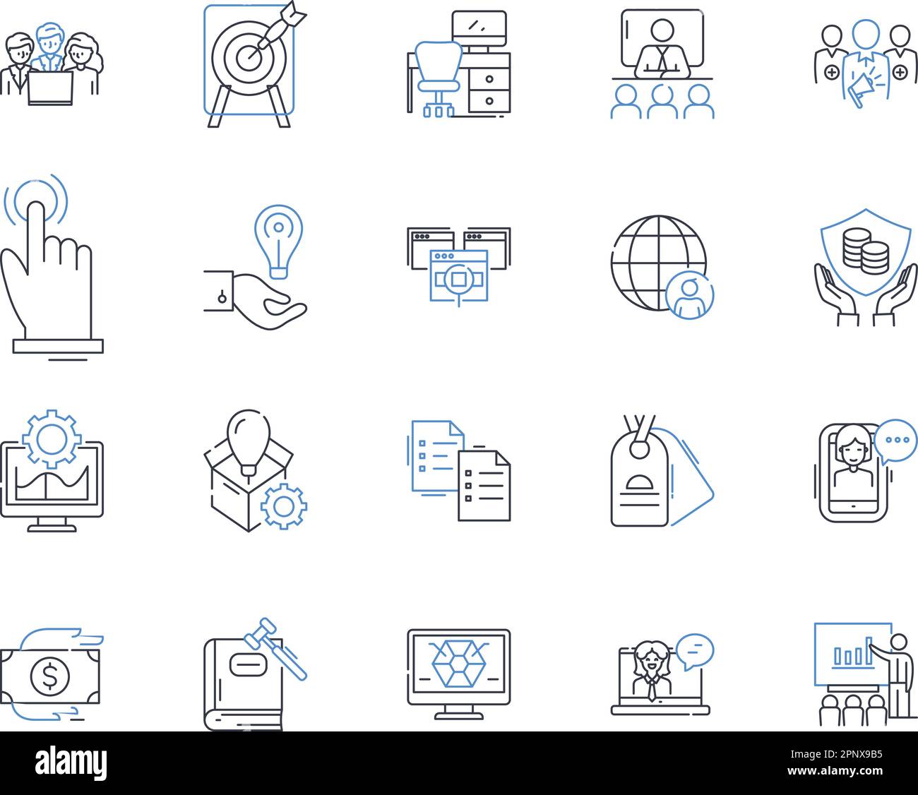 Syndicate cartel line icons collection. Conspiracy, Gang, Crime, Family ...