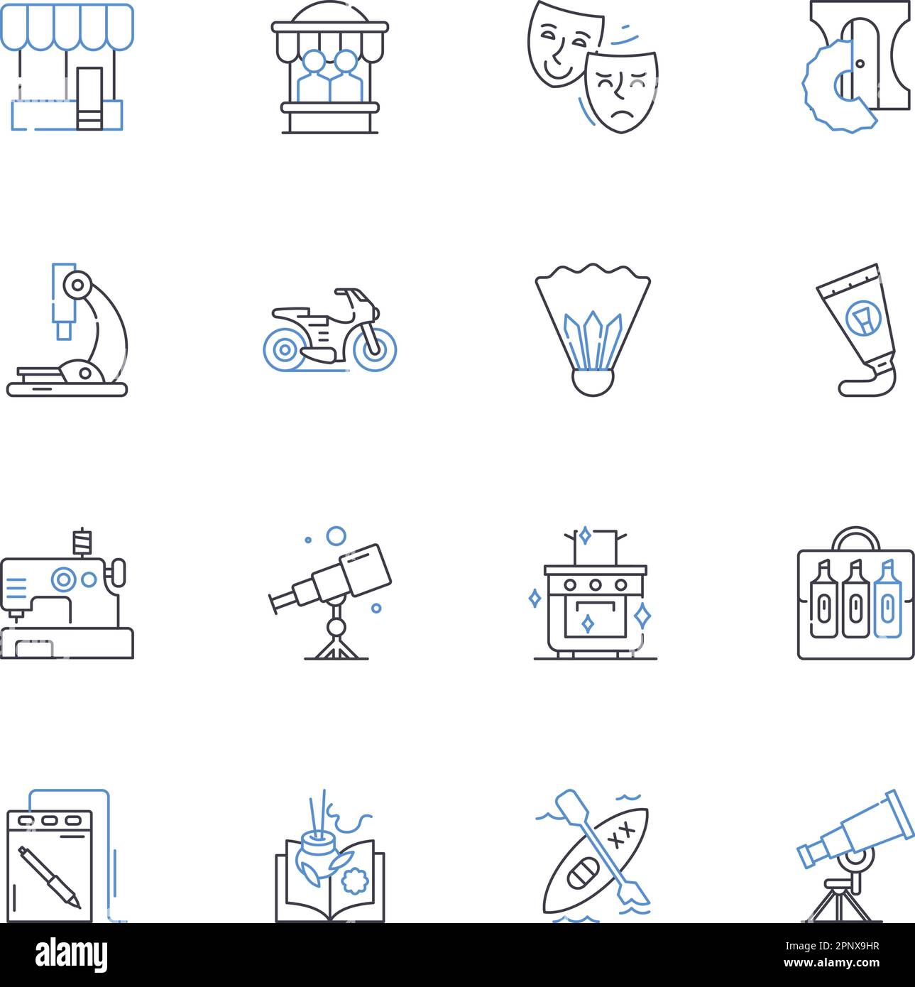 Human resources line icons collection. Recruitment, Training, Diversity ...