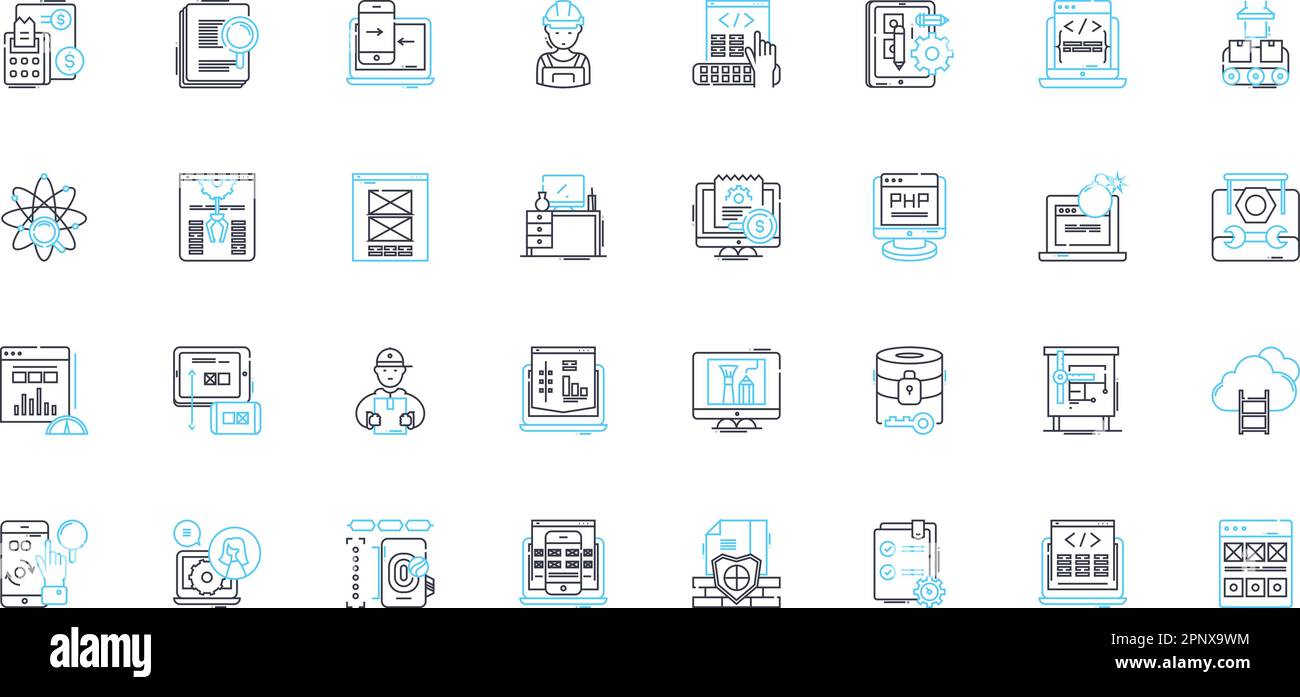 Availability linear icons set. Preparedness, Responsiveness ...