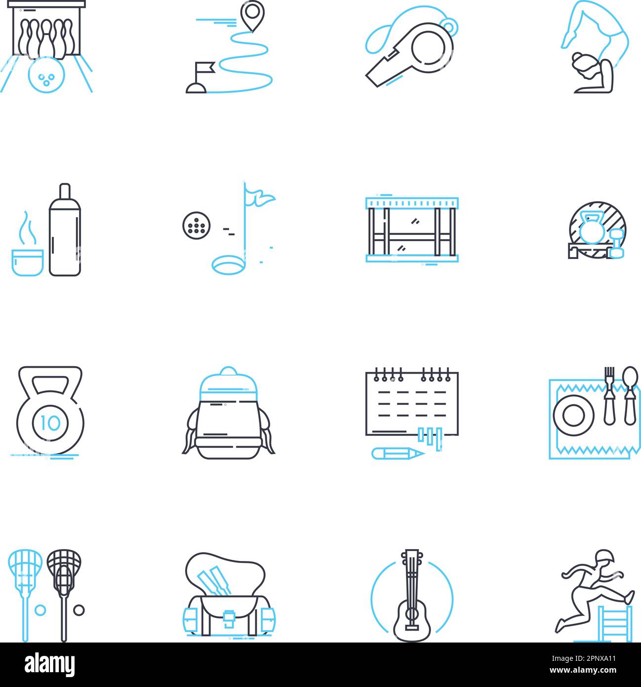 Trade show linear icons set. Exhibitors, Booths, Nerking, Displays ...