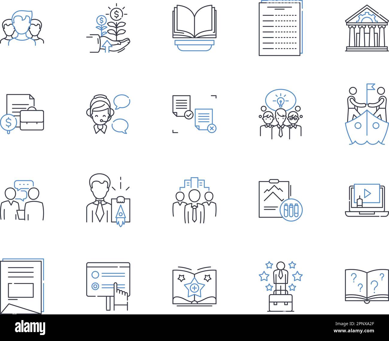 Organization schema line icons collection. Hierarchical, Categorical ... Organization schema line icons collection. Hierarchical, Categorical ...