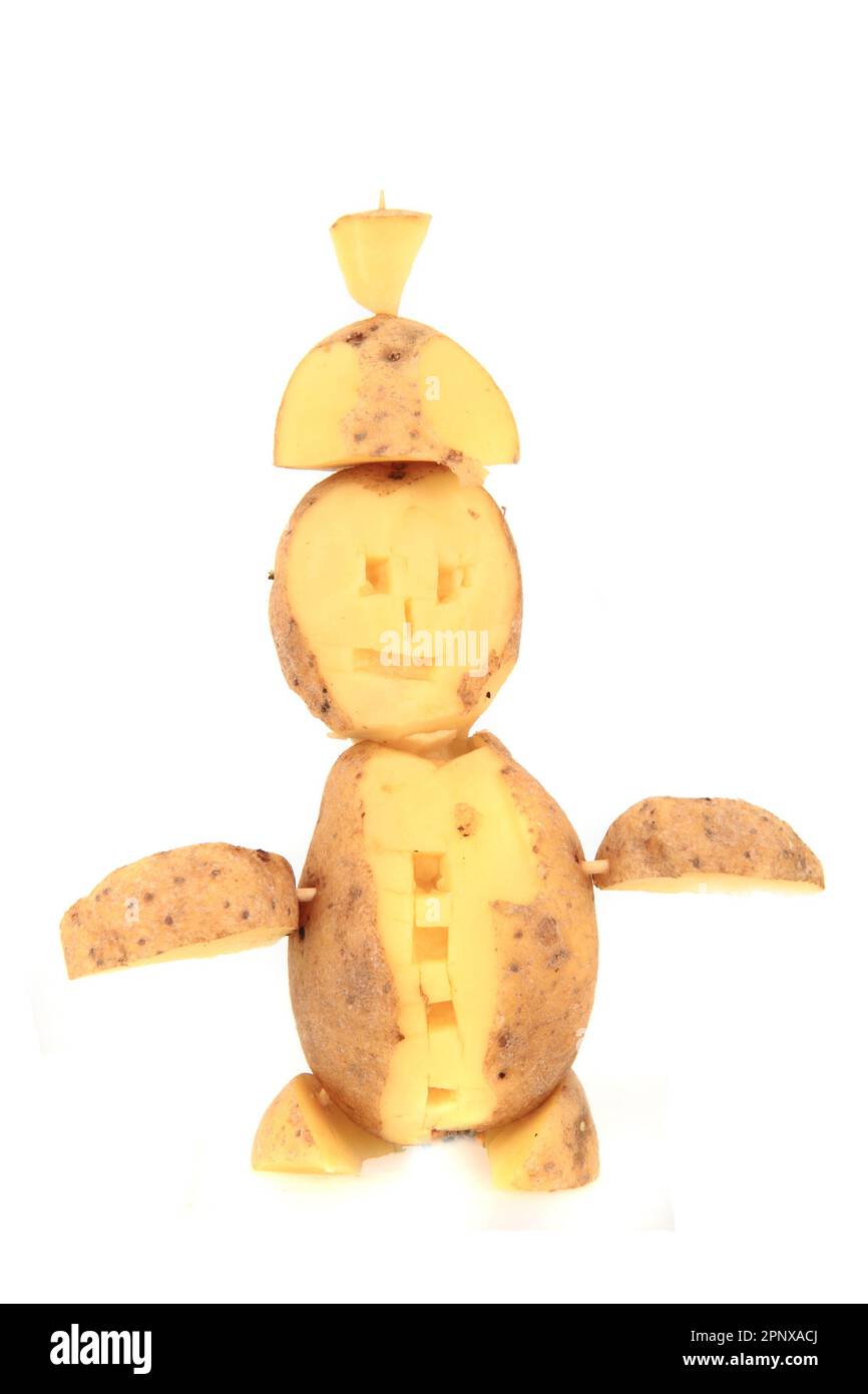potato figure isolated on the white background Stock Photo - Alamy