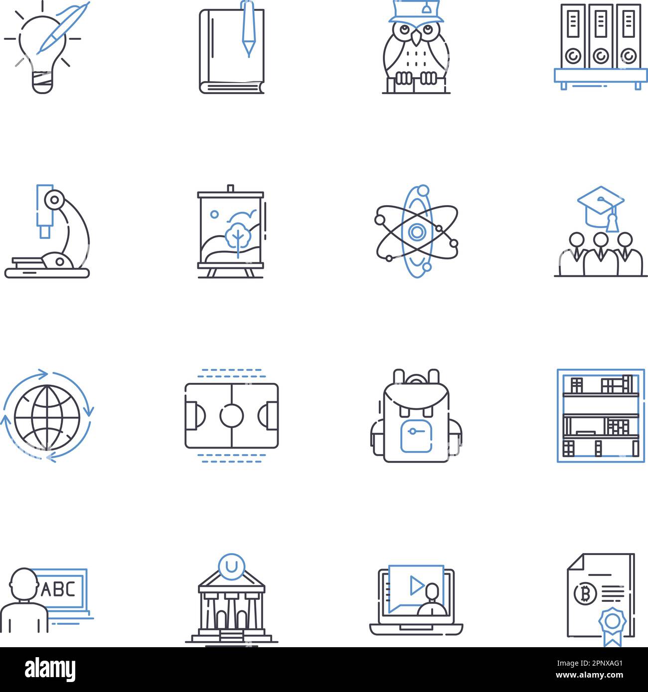 Liberal arts line icons collection. Humanities, Philosophy, Literature ...