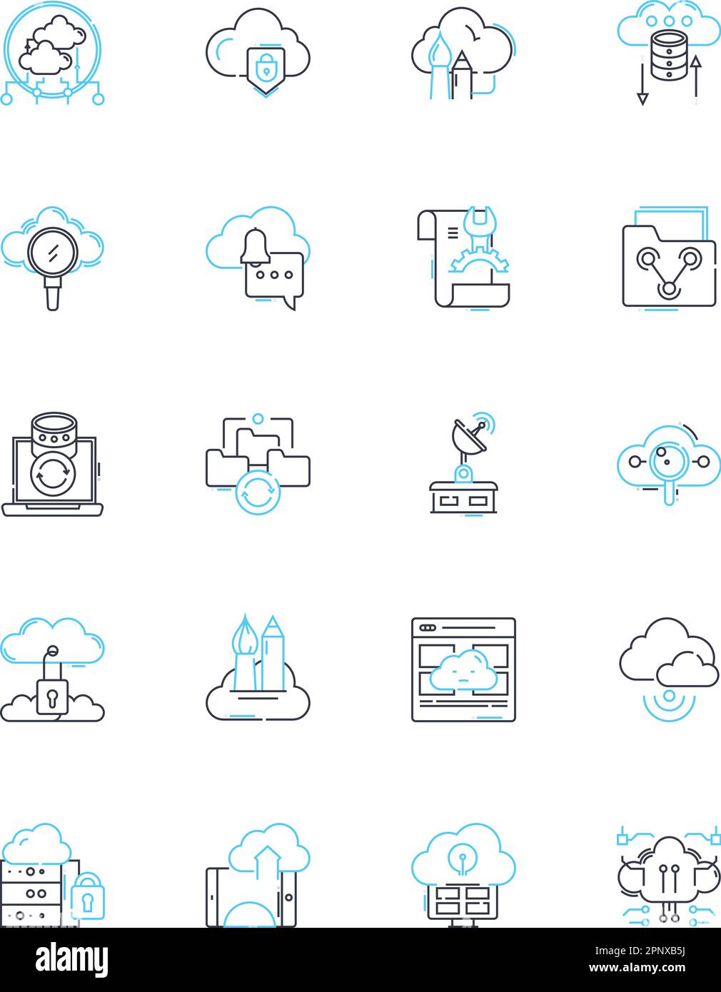 Mobile communication linear icons set. Smartph, Texting, Messaging, Wireless, Cellular, Roaming ...