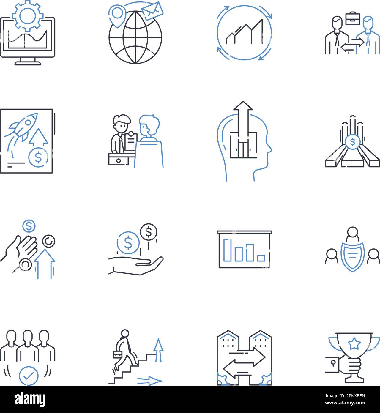 Corporate culture line icons collection. Ethics, Values, Environment ...