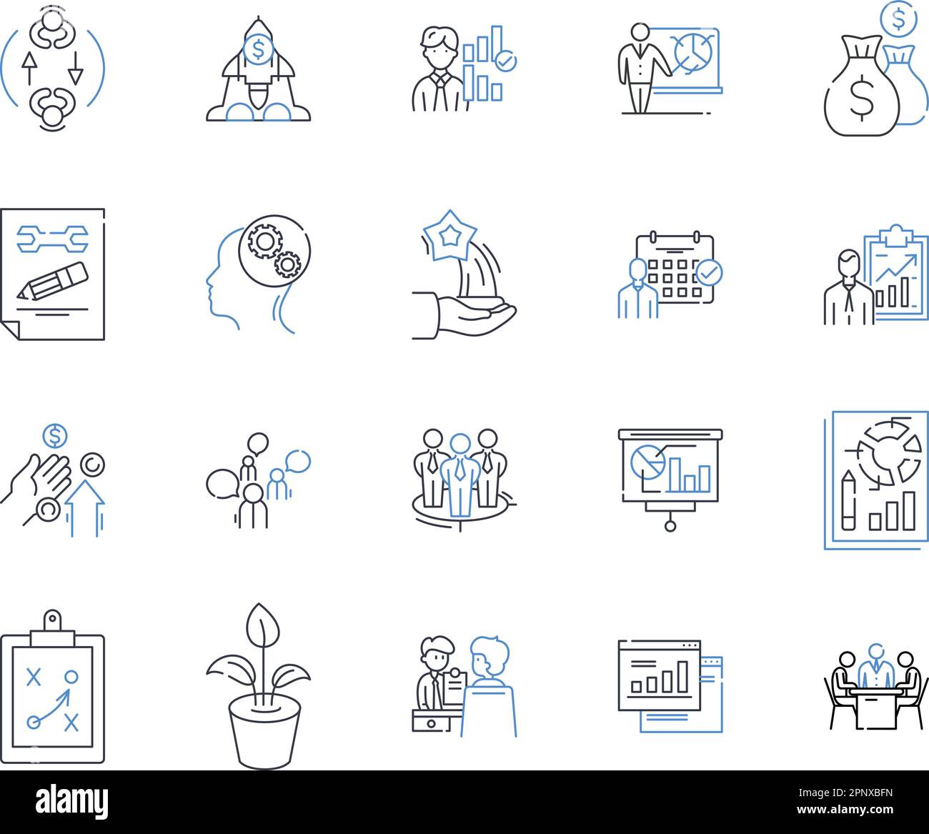 Political science line icons collection. Governance, Sovereignty ...
