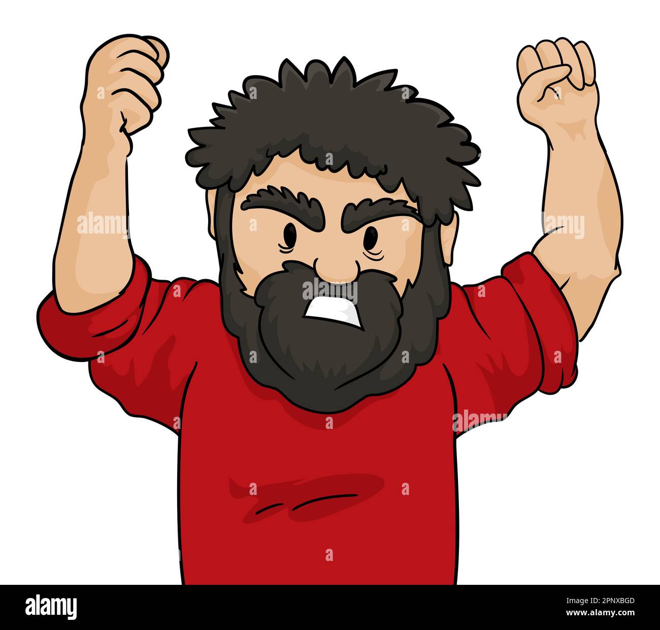 Cartoon angry dad hi-res stock photography and images - Alamy