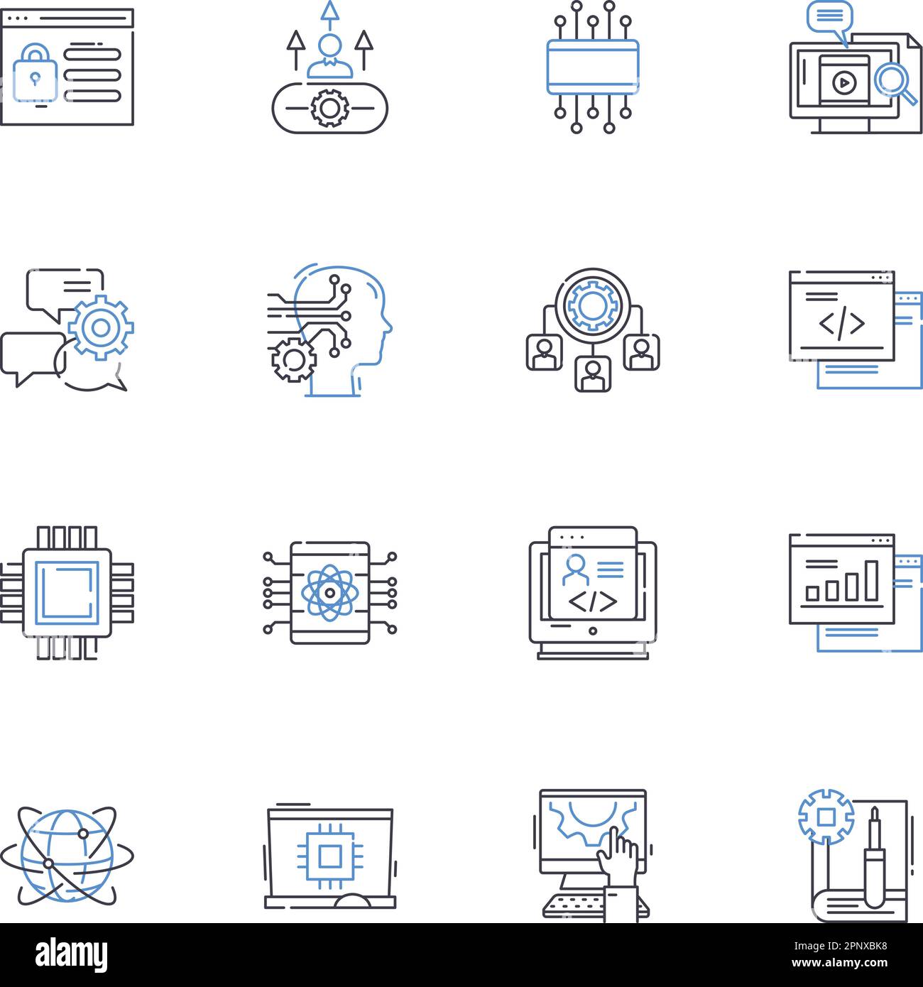 Crafting creating line icons collection. Handmade, DIY, Artisan ...