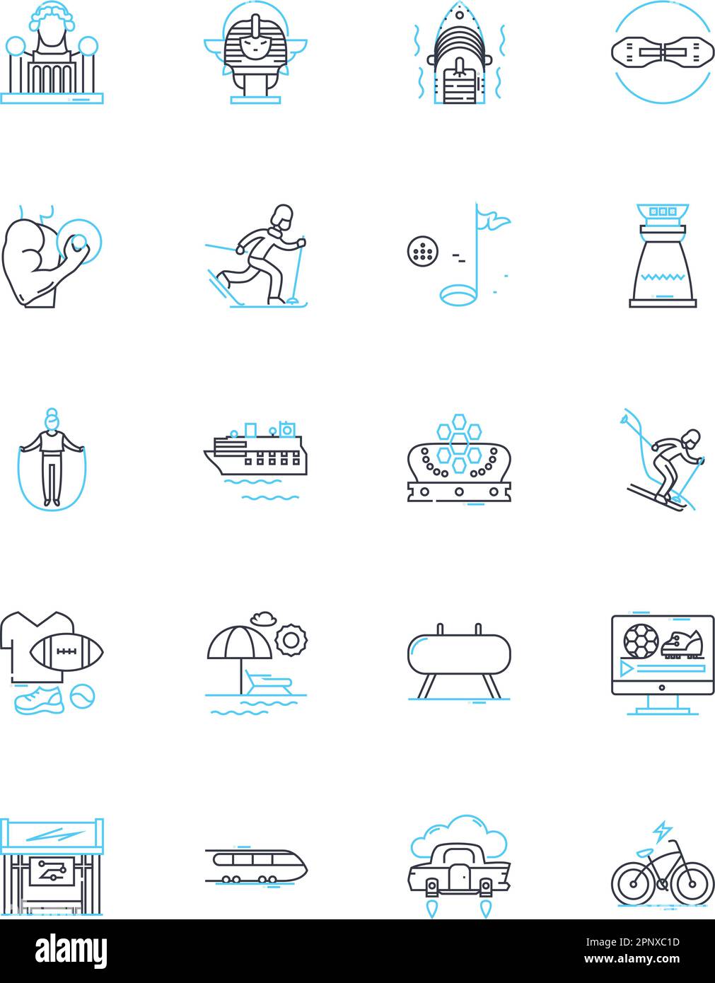 Fresh air linear icons set. Invigorating, Purifying, Clean, Refreshing ...