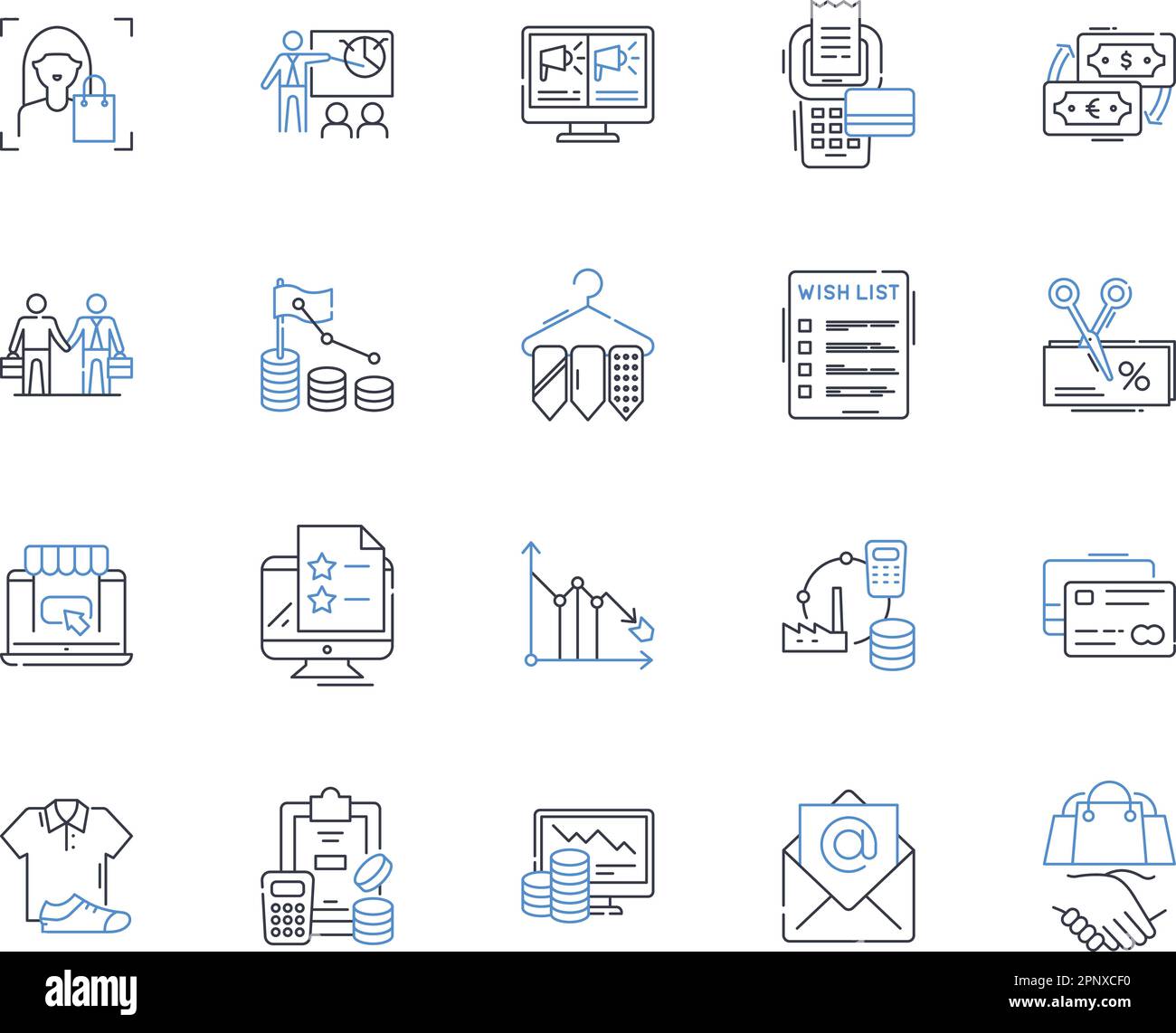 Preserve and gainings line icons collection. Conservation ...