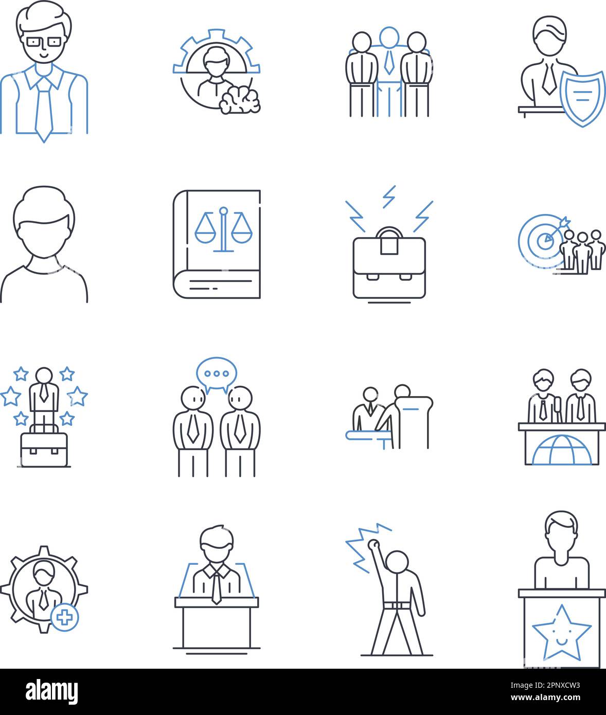 Customs line icons collection. Tariffs, Declarations, Inspections ...