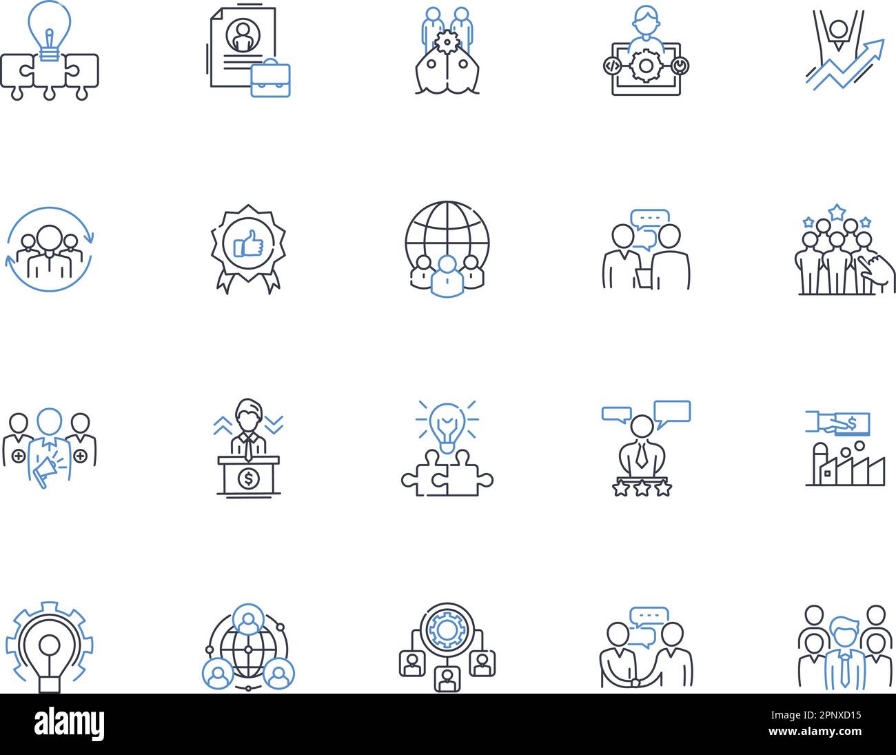 Innovative organization line icons collection. Creativity, Ingenuity ...