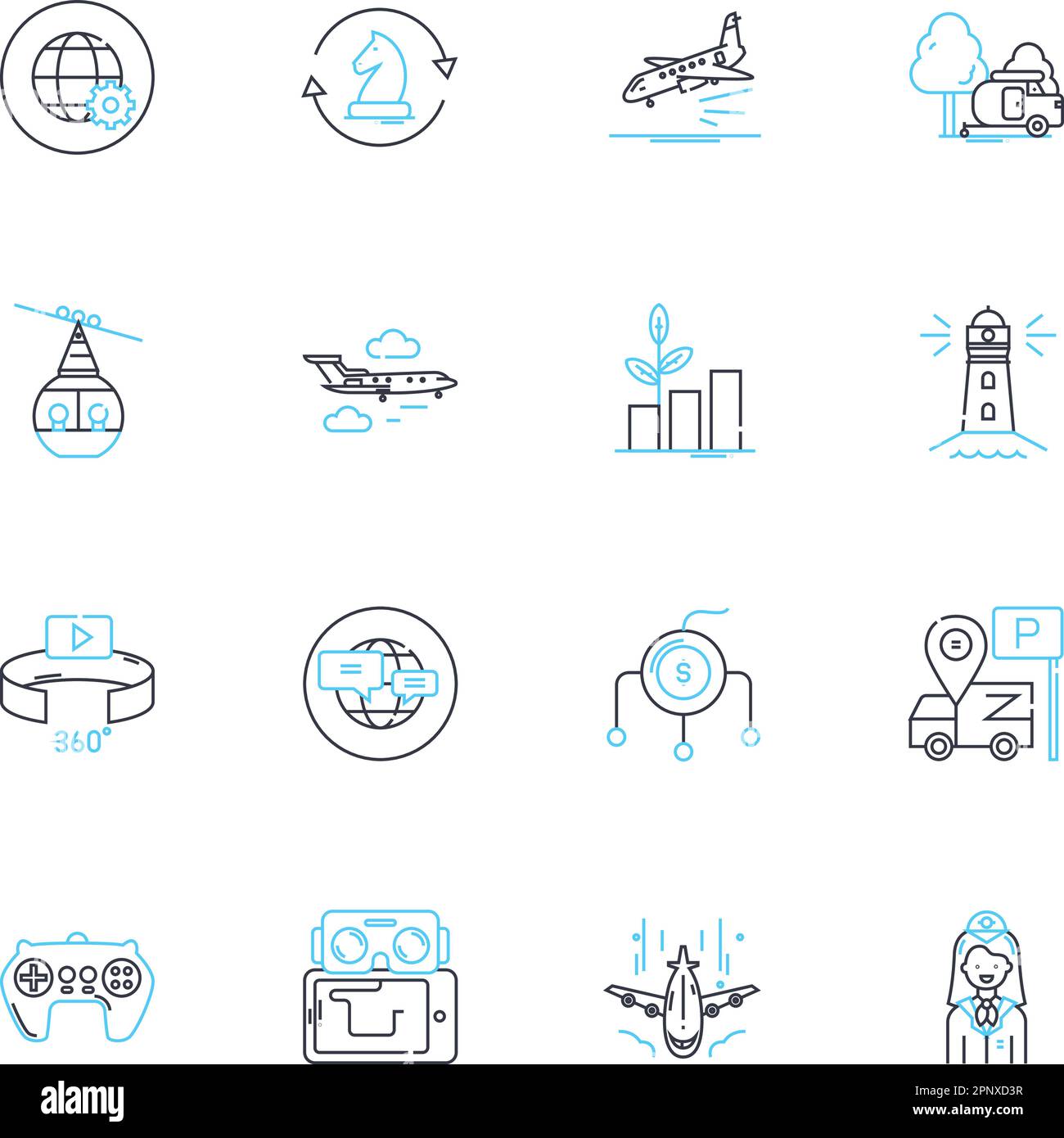 Information technology linear icons set. Innovation, Encryption ... Information technology linear icons set. Innovation, Encryption ...