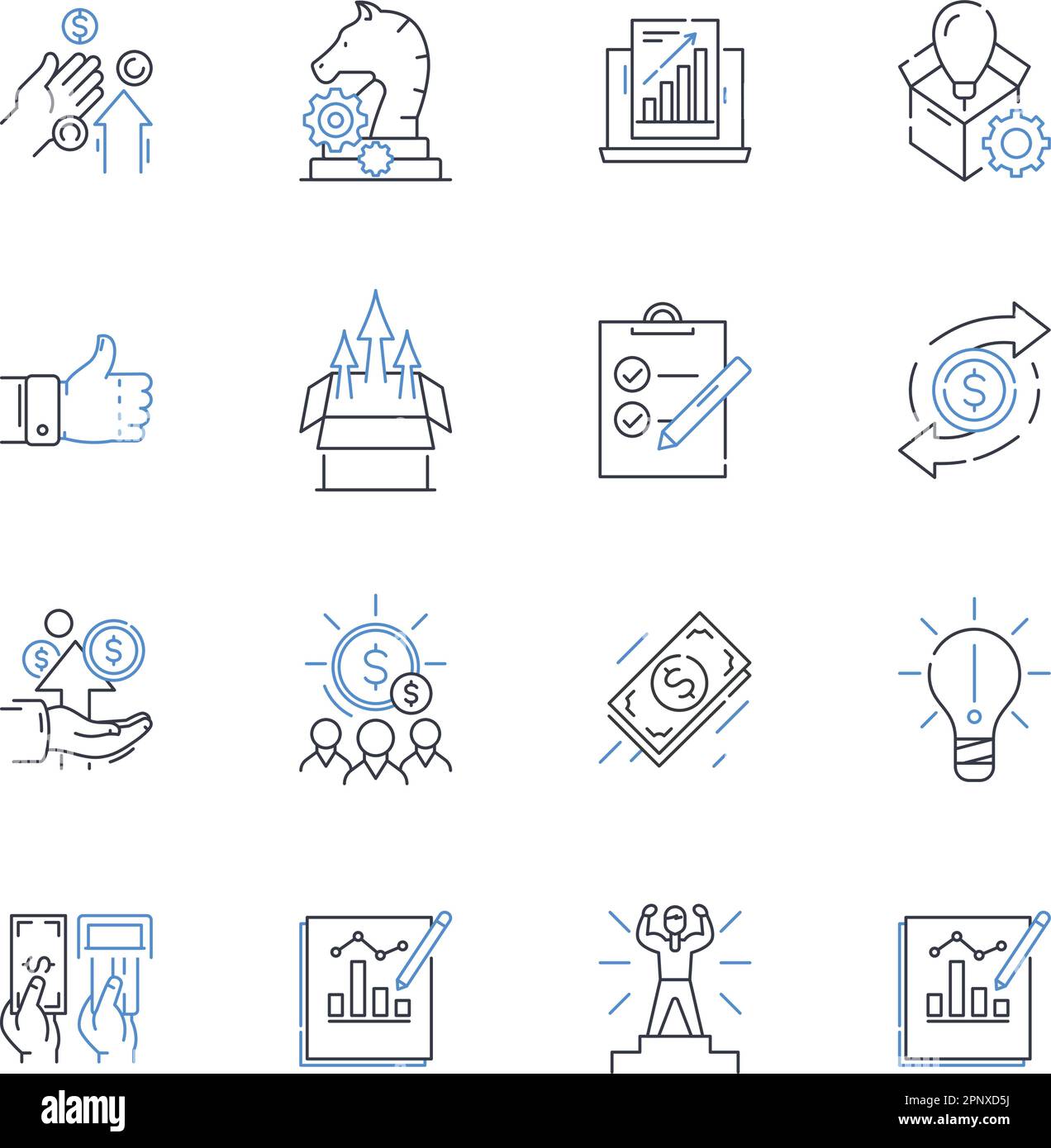 Proficiency line icons collection. Mastery, Expertise, Aptitude, Skill ...