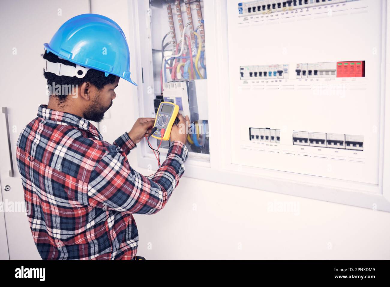 Electrician multimeter, electric switch box and man test cable system ...