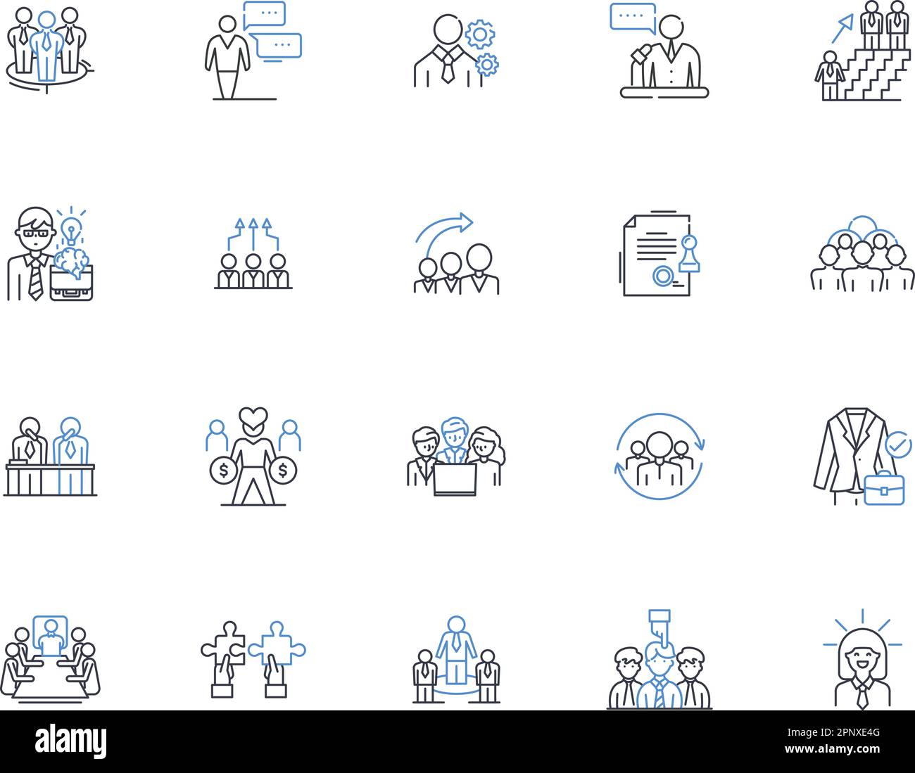 Agenda keeping line icons collection. Reminder, Organize, Schedule, Priority, Task, Notification ...