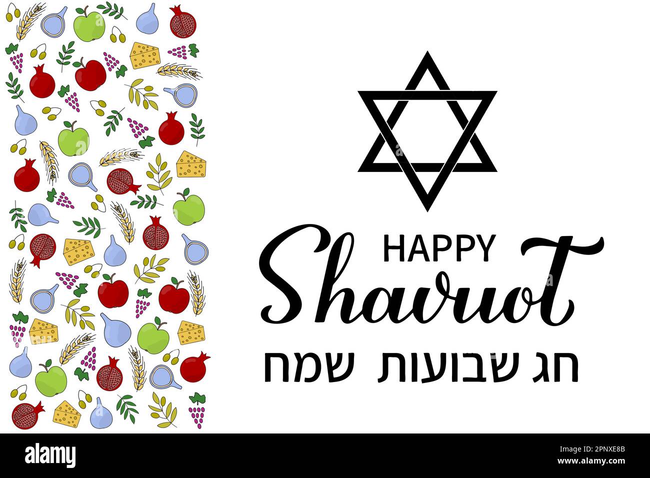 Shavuot festival Stock Vector Images - Alamy