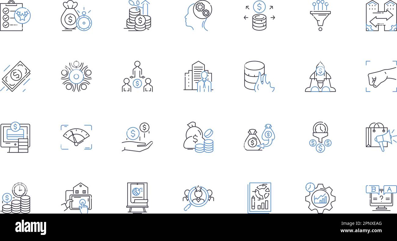 Web-based markets line icons collection. E-commerce, Online shopping ...