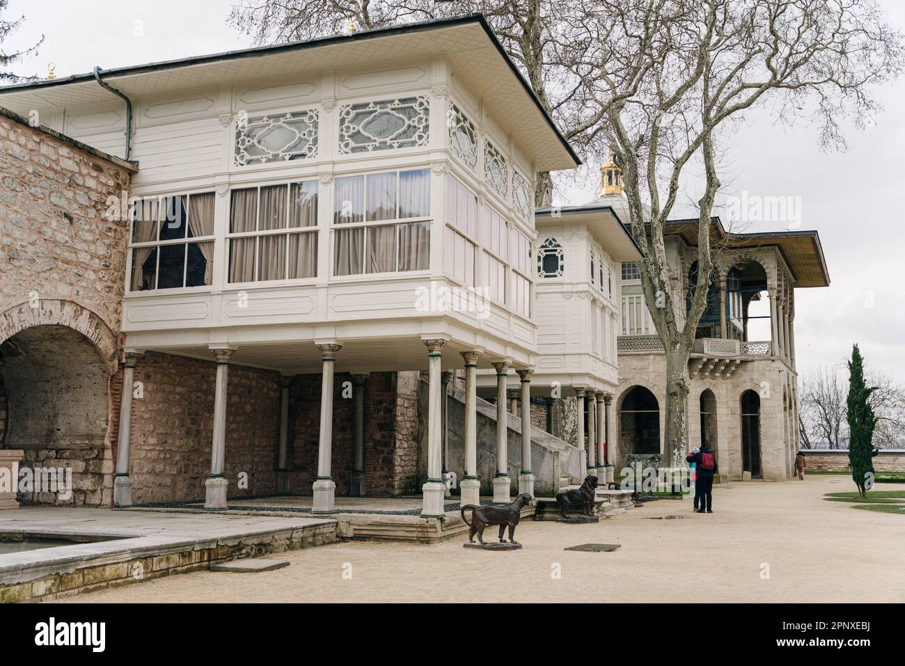 topkapi Palace, Istanbul, Turkey, June 2022 buildings in the fourth ...
