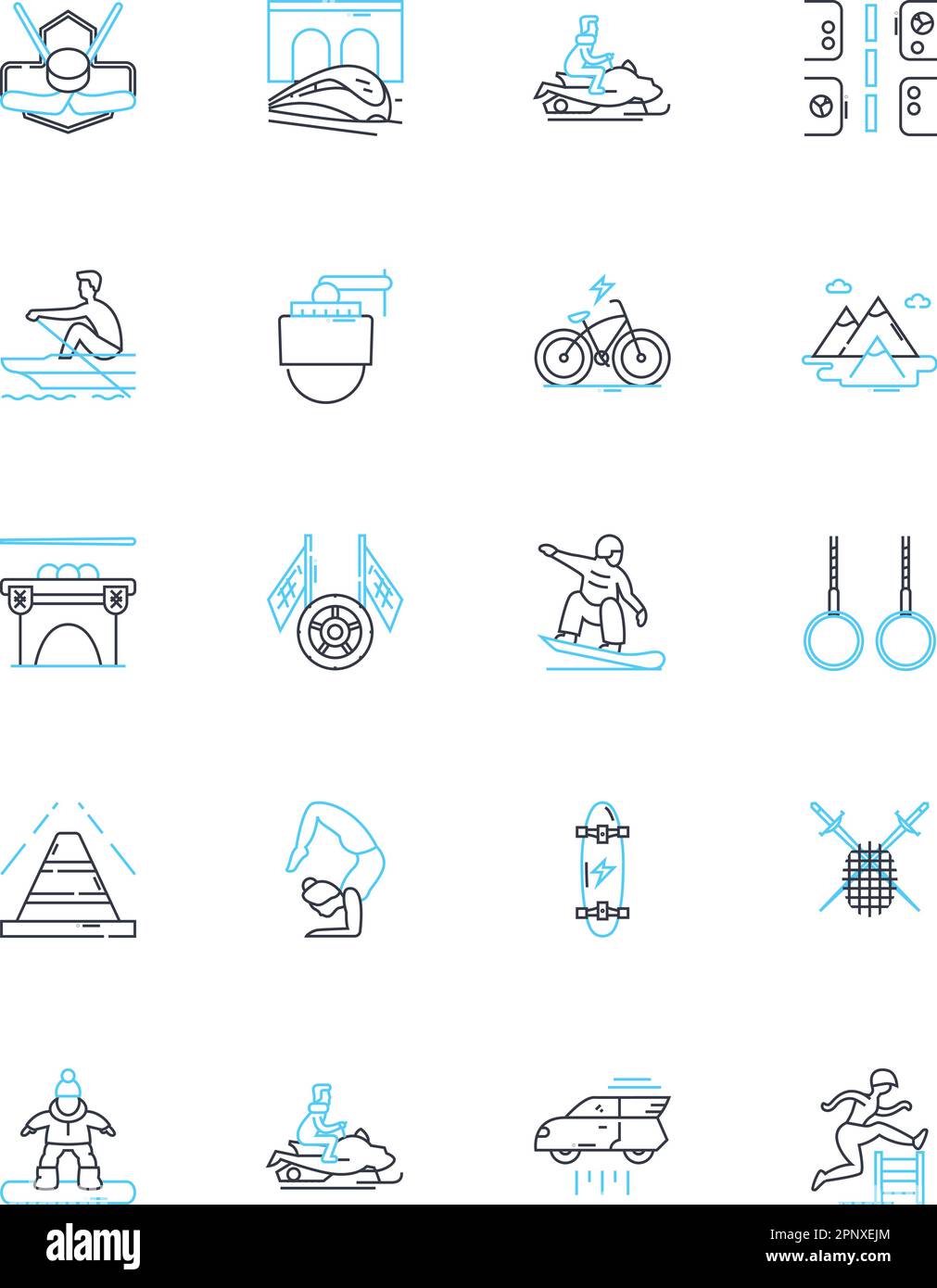 Health and wellness sphere linear icons set. Fitness, Nutrition, Yoga ...