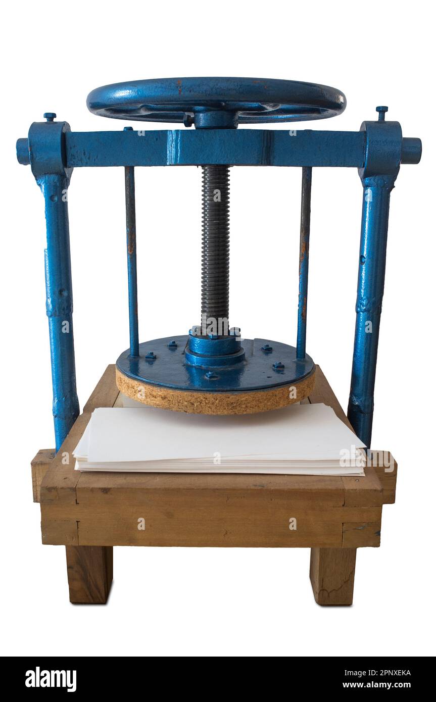 Bookbinding machine Cut Out Stock Images & Pictures - Alamy