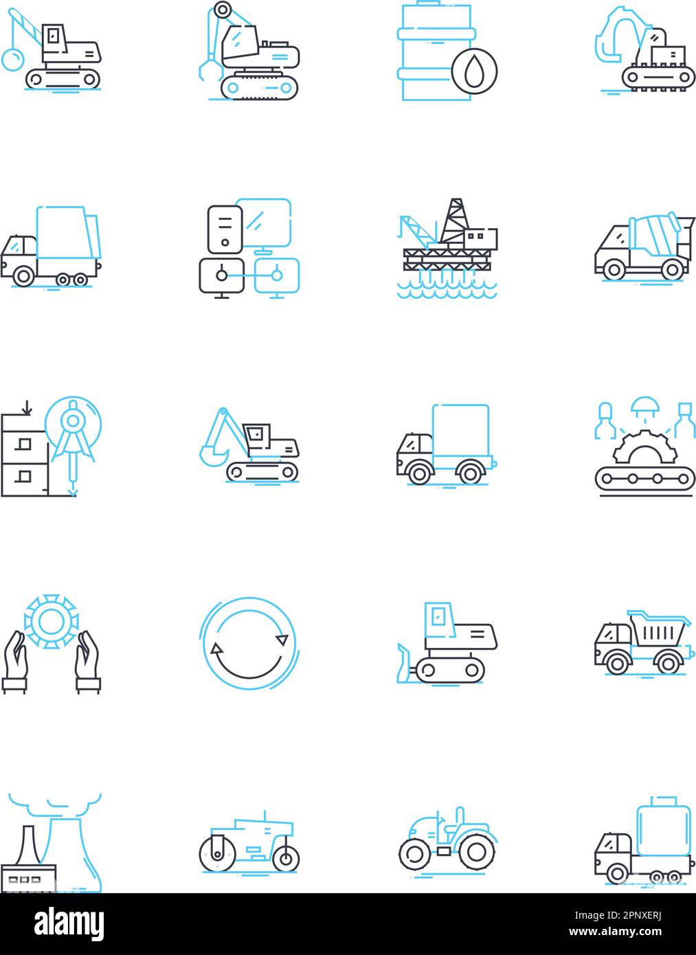 Melodious harmonic linear icons set. Melody, Harmony, Rhythm, Tune ...