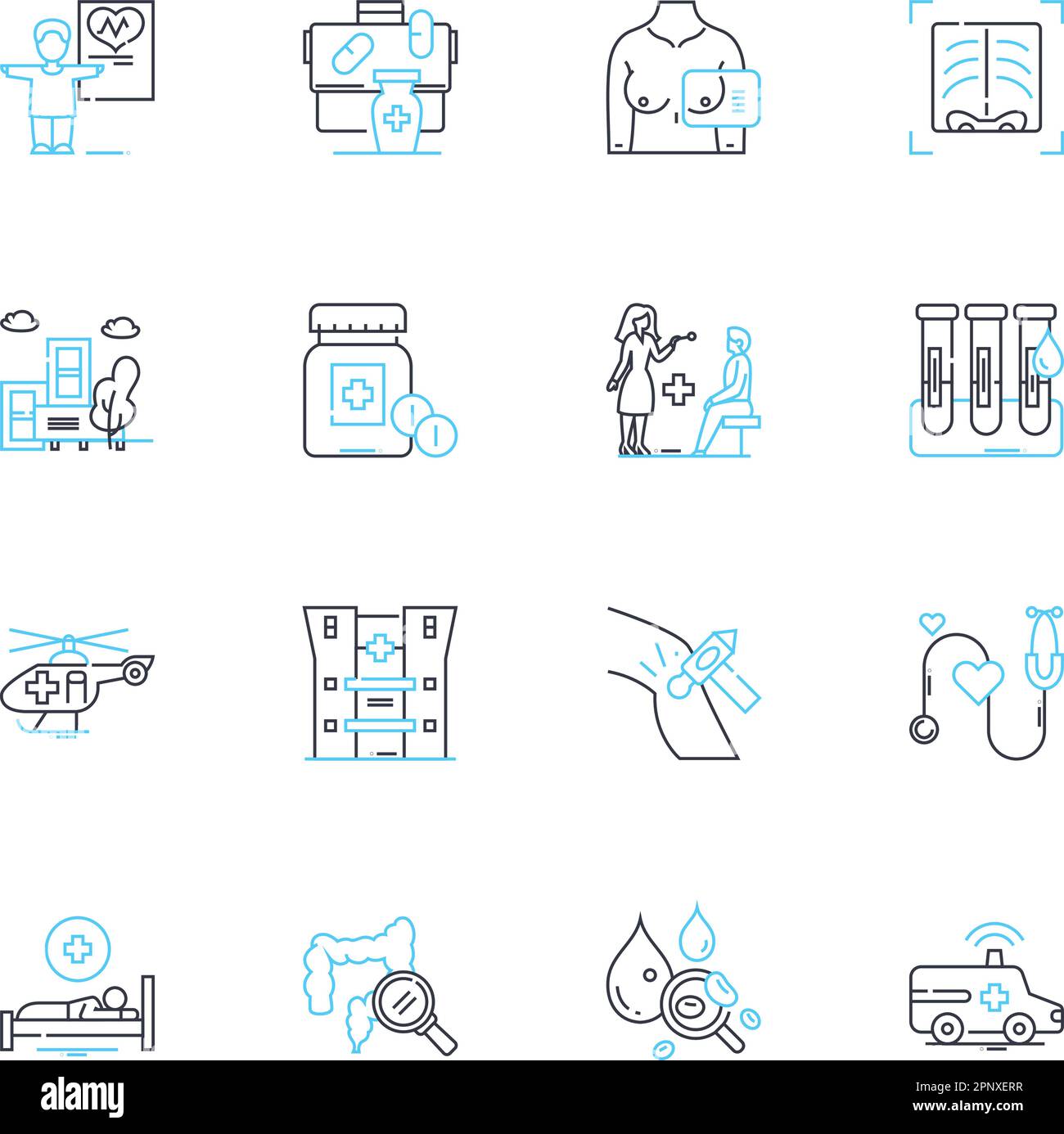 Fitness Tech linear icons set. Wearables, Trackers, Smartwatches ...