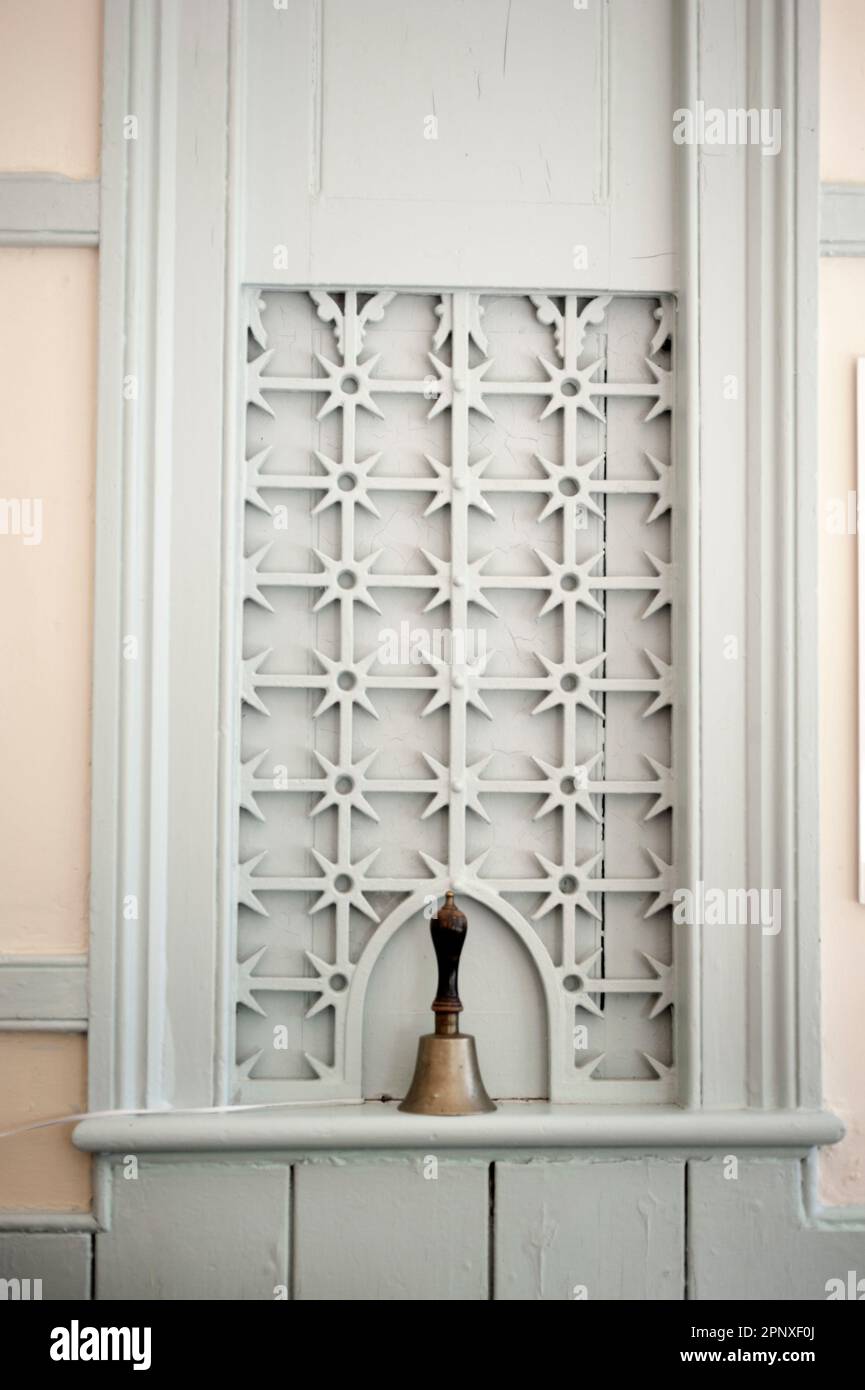 Waiting room bell at The Garden Station, Restored Victorian railway ...