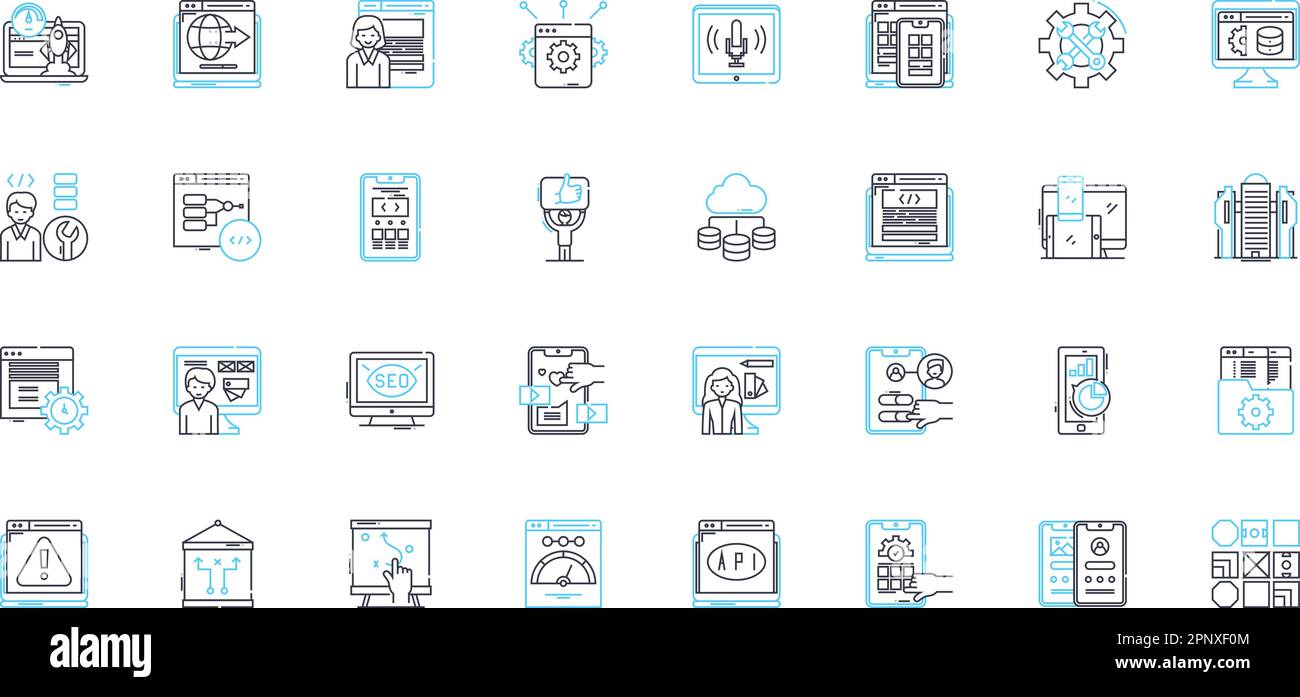Customer profiling linear icons set. Demographics, Segmentation ... Customer profiling linear icons set. Demographics, Segmentation ...