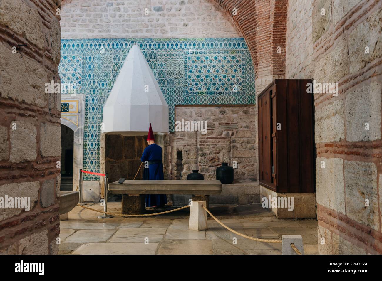 Istanbul, Turkey - January 2023 Interiors and exhibits in Topkapi ...