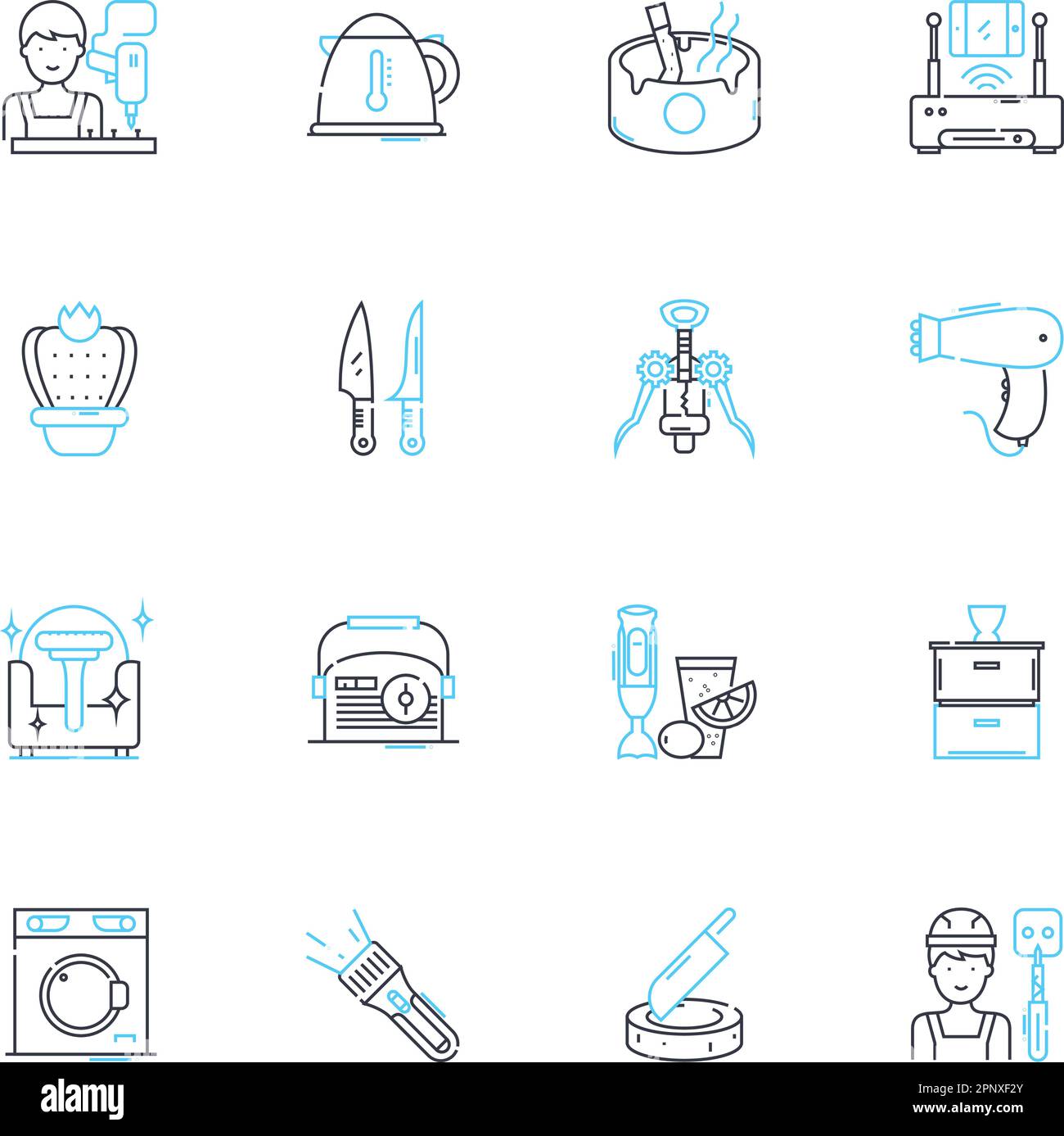 Hearth linear icons set. Warmth, Coziness, Fireplace, Firewood, Flames ...