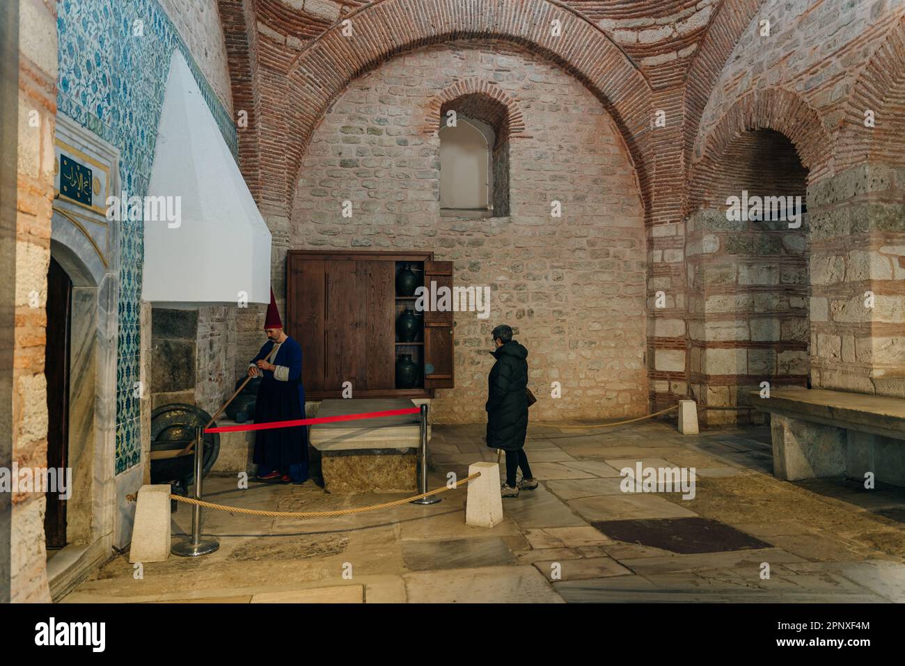 Istanbul, Turkey - January 2023 Interiors and exhibits in Topkapi ...