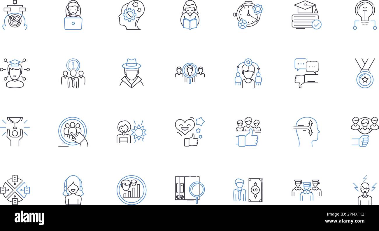 Development line icons collection. Progress, Growth, Evolution ... Development line icons collection. Progress, Growth, Evolution ...