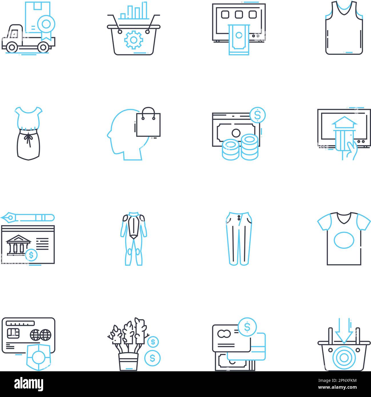 Brand communication linear icons set. Messaging, T, Storytelling ...