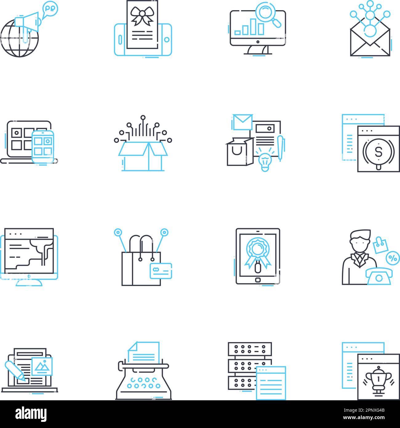 Network engagement graphics Stock Vector Images - Alamy