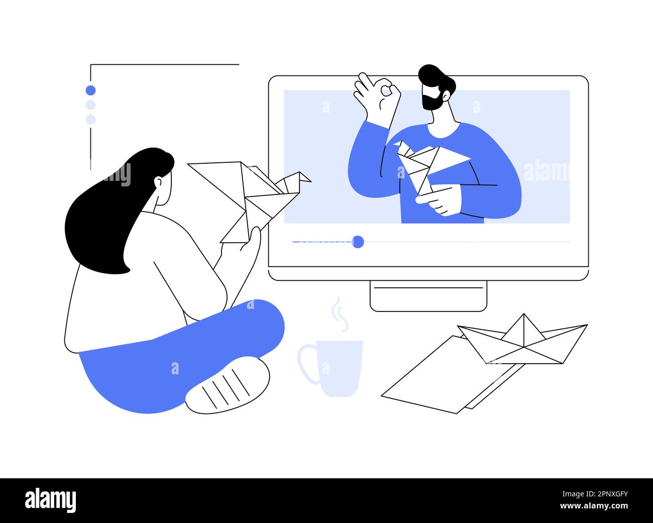 How-to videos abstract concept vector illustration Stock Vector Image ...