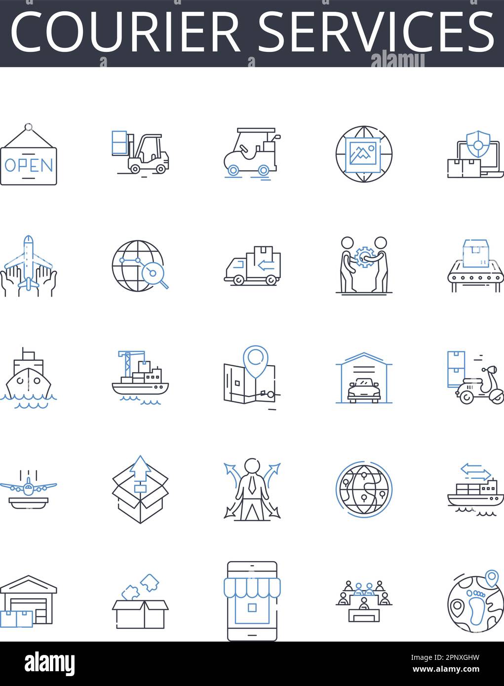 Shipment handlers Stock Vector Images - Alamy