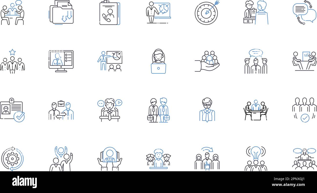 Board Assembly Line Icons Collection Oldering Placement Inspection