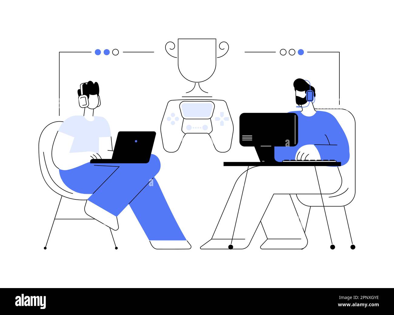 E-sport tournament abstract concept vector illustration Stock Vector ...