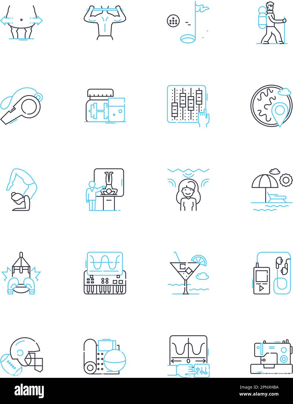 Team sports linear icons set. Collaboration, Playmakers, Coordination ...