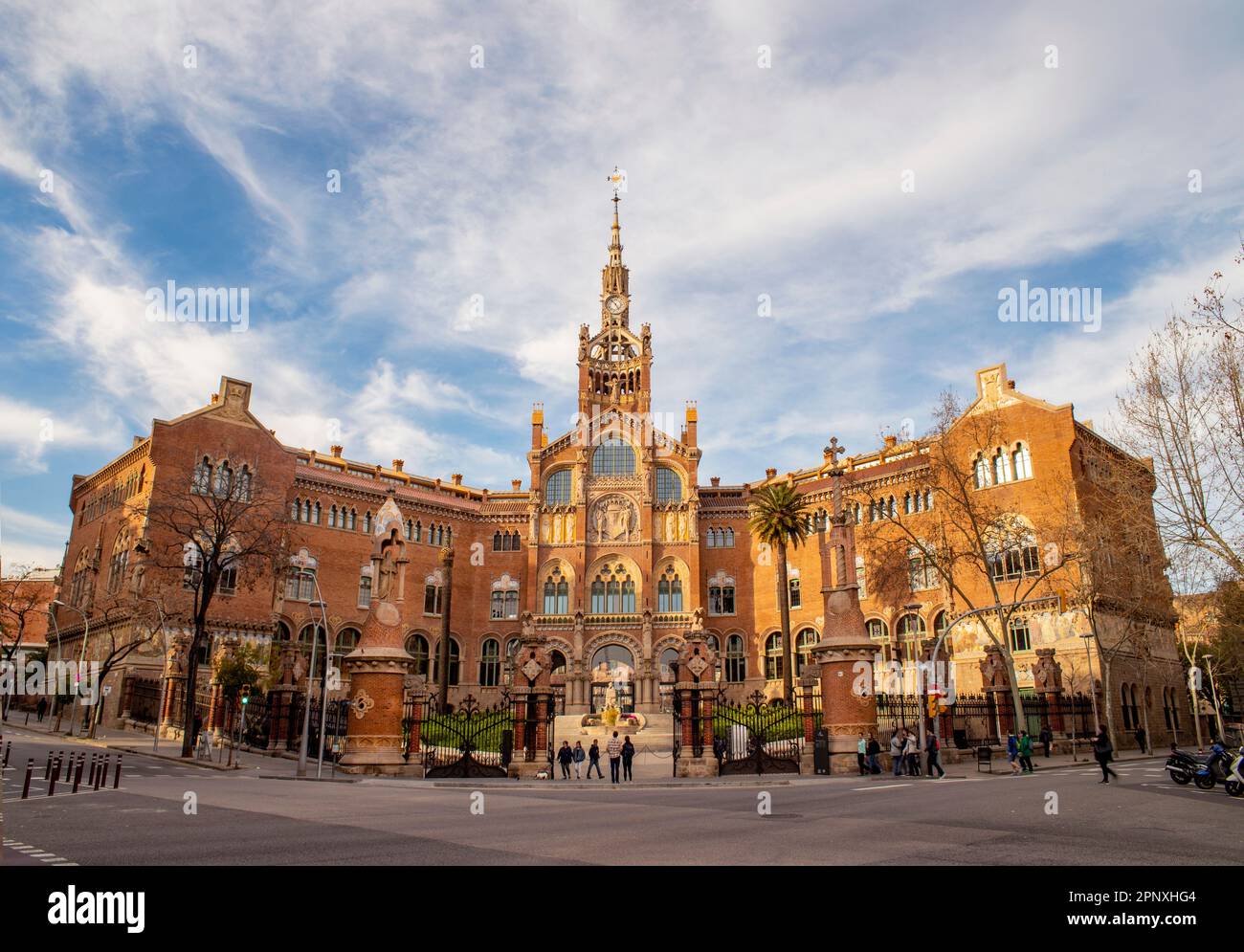 Hospital Sant Pau, Barcelona, Spain Stock Photo - Alamy