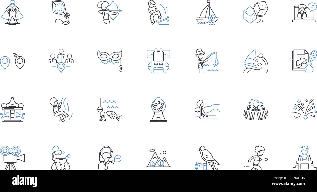 Urban exploration line icons collection. Abandd, Architecture, Asylum ...