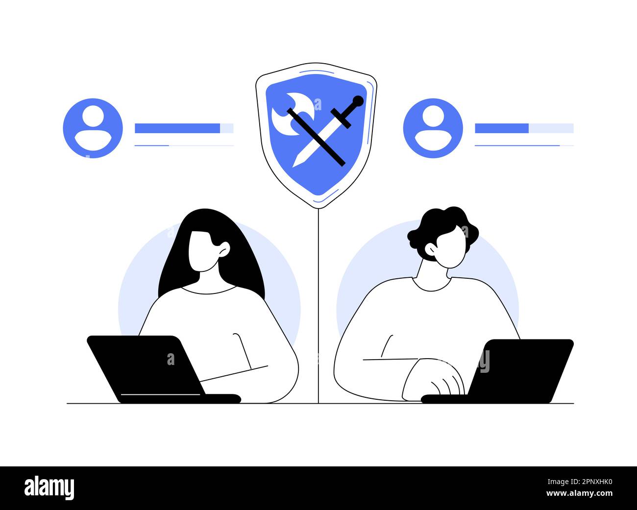 MMORPG abstract concept vector illustration Stock Vector Image & Art ...