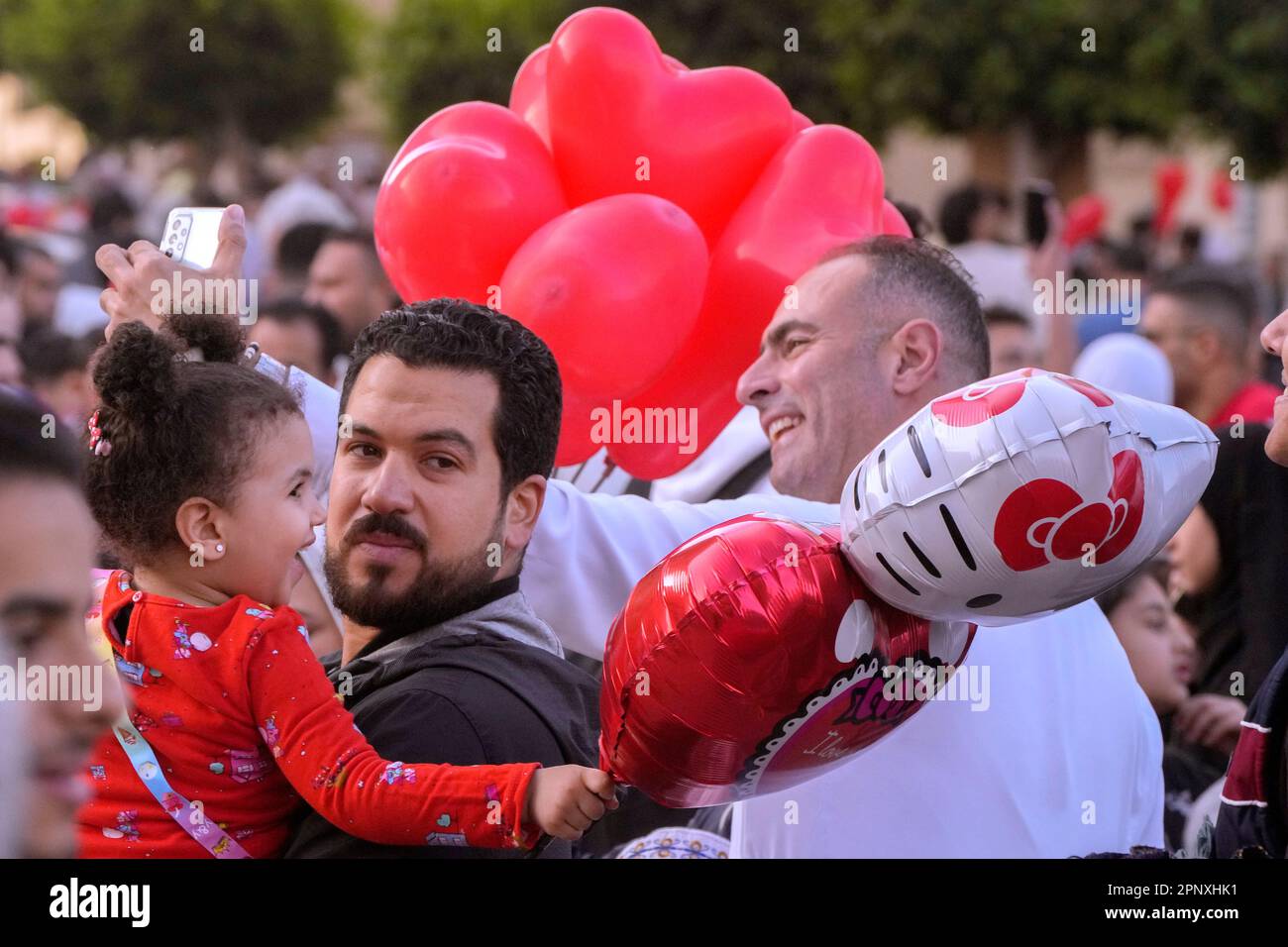 Egyptian Muslims celebrate Eid al-Fitr marking the end of the Muslim ...