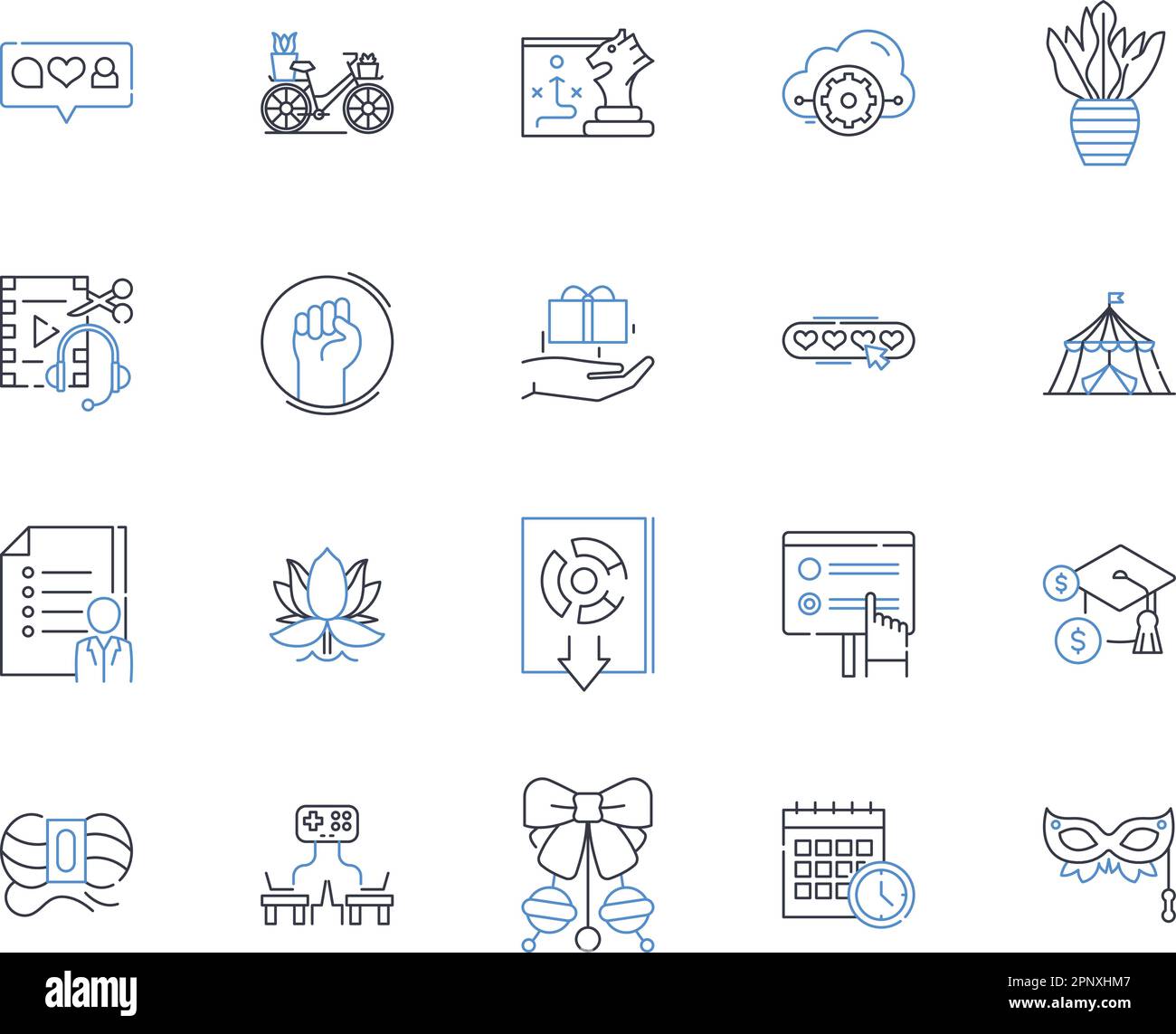 conceptual art line icons collection. Conceptualization, Idea ...