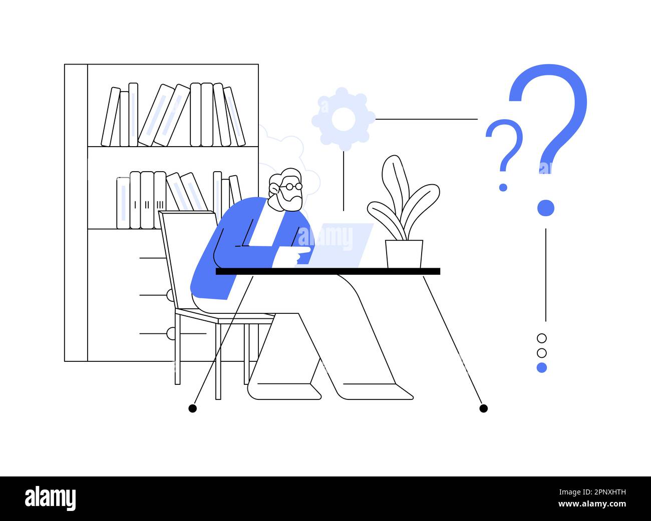 Low-technical communication abstract concept vector illustration Stock ...