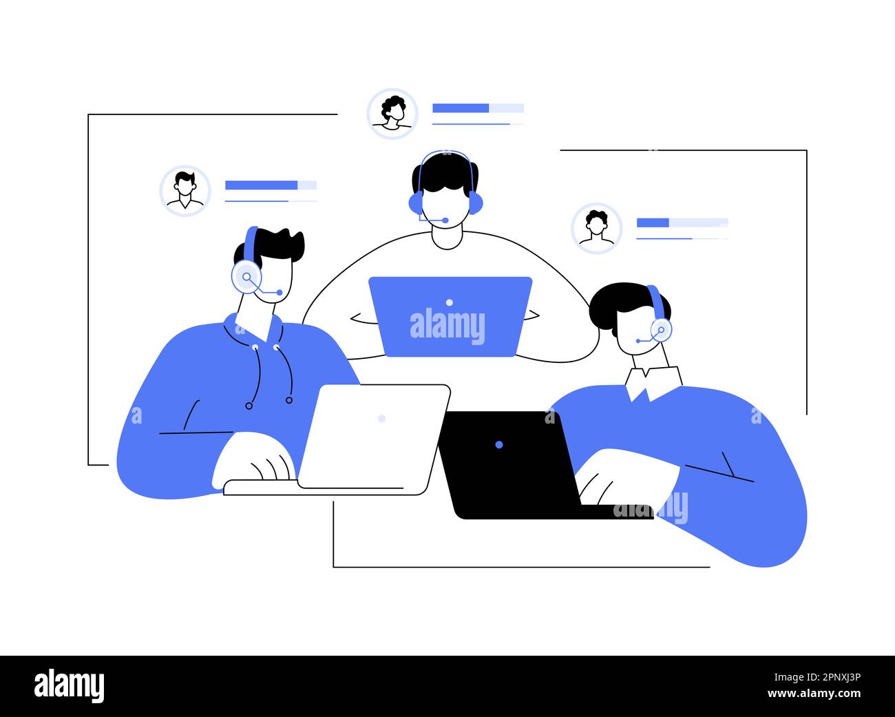 E-sport team abstract concept vector illustration Stock Vector Image ...